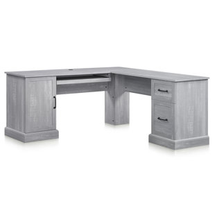 Gray L-Shaped Desks You'll Love | Wayfair