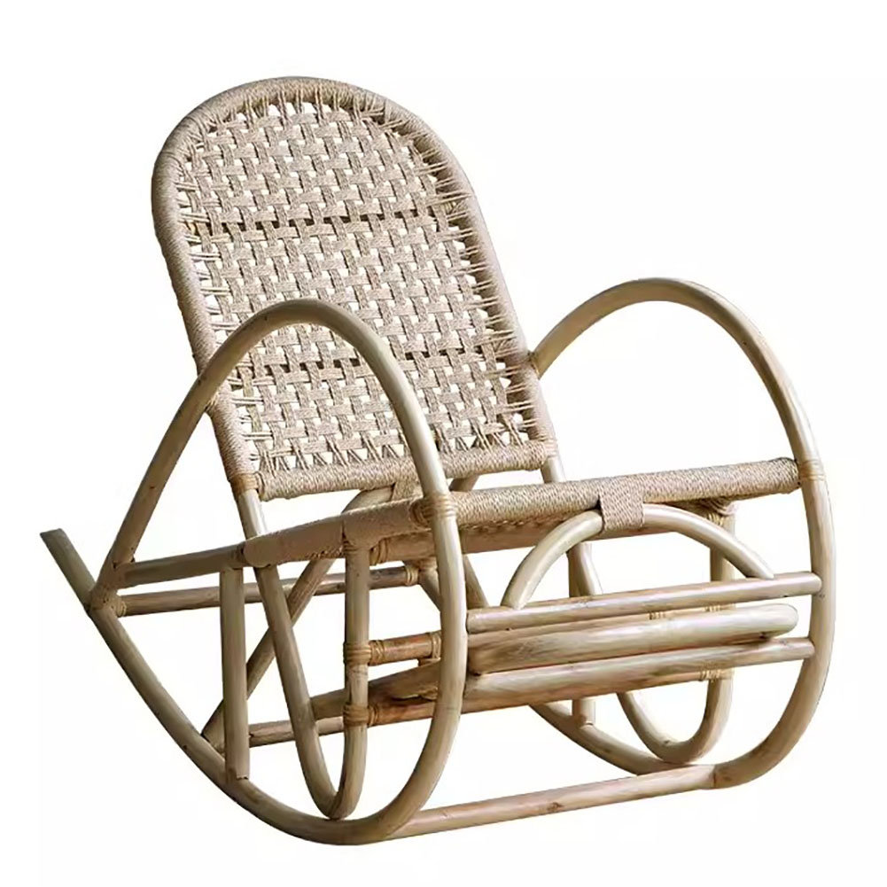 ChairVogue Pure Hand-woven Rocking Chair Solid Wood Rocking Chair | Wayfair