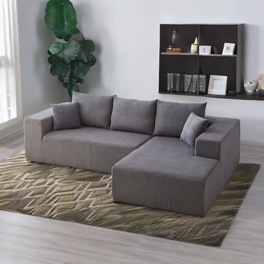 Latitude Run® Modular Sectional Sofa With 5 Pillows | Wayfair