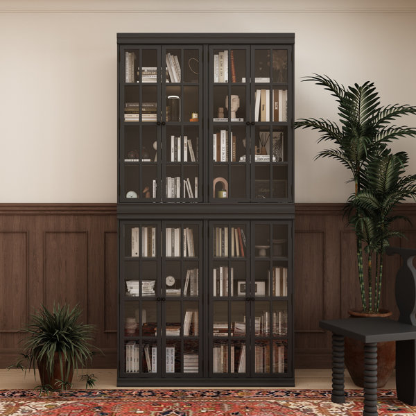 Latitude Run® Jayziel 95" H x 47" W Standard Bookcase & Reviews | Wayfair