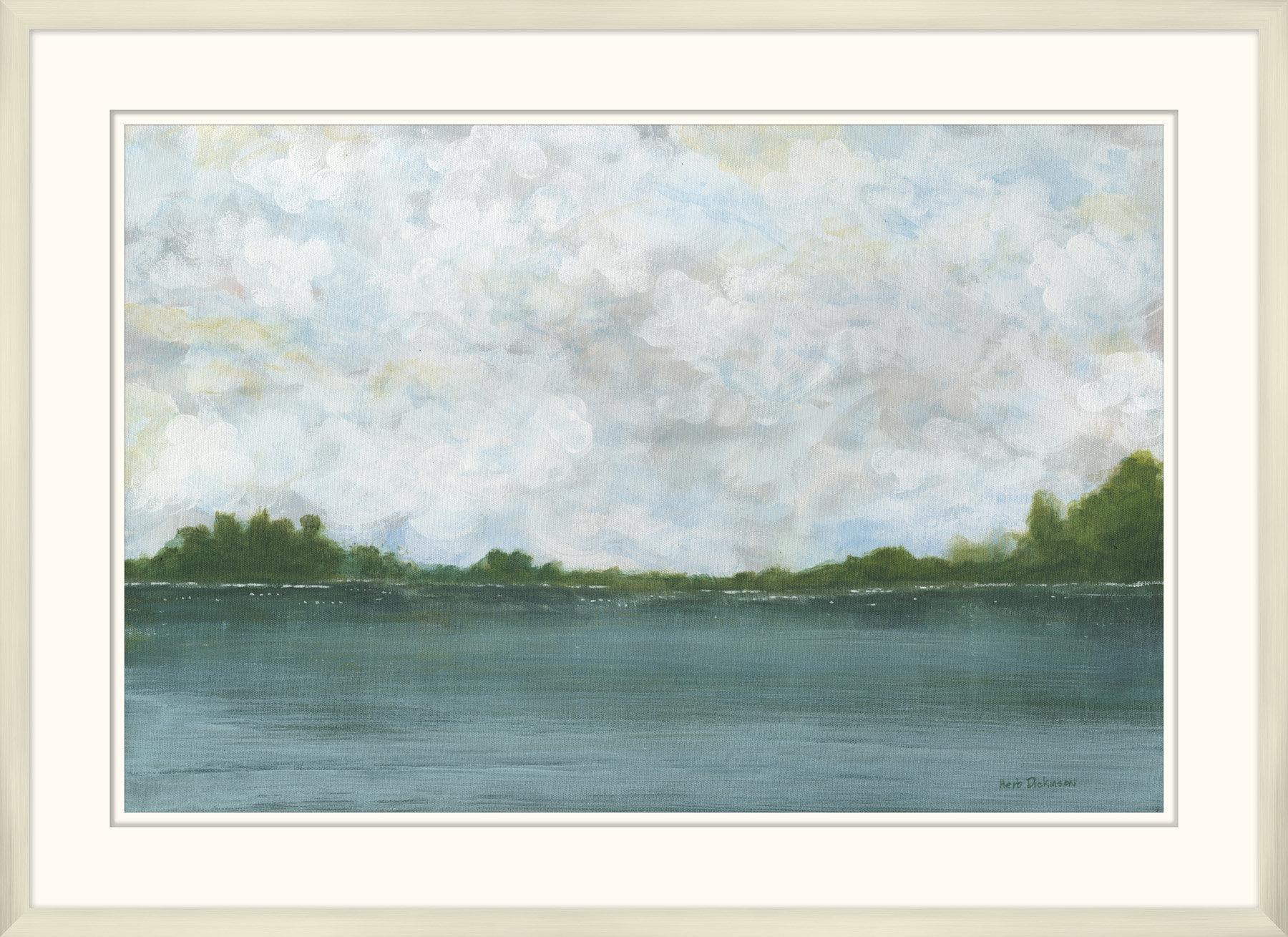 Wendover Art Group Harmonious Estuary 1 - Picture Frame Painting on ...