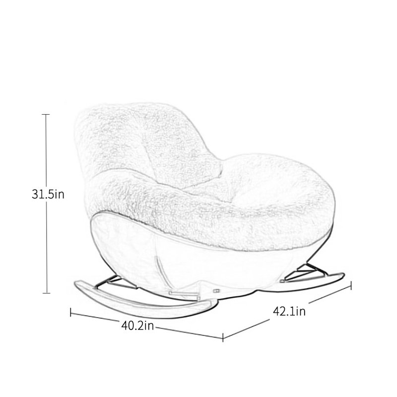 ChairVogue Nordic comfort penguin Rocking chair | Wayfair