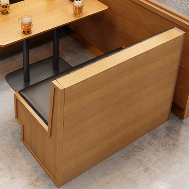 Canadian Linen Retro Industrial Style Restaurant Cafe Benches Faux ...