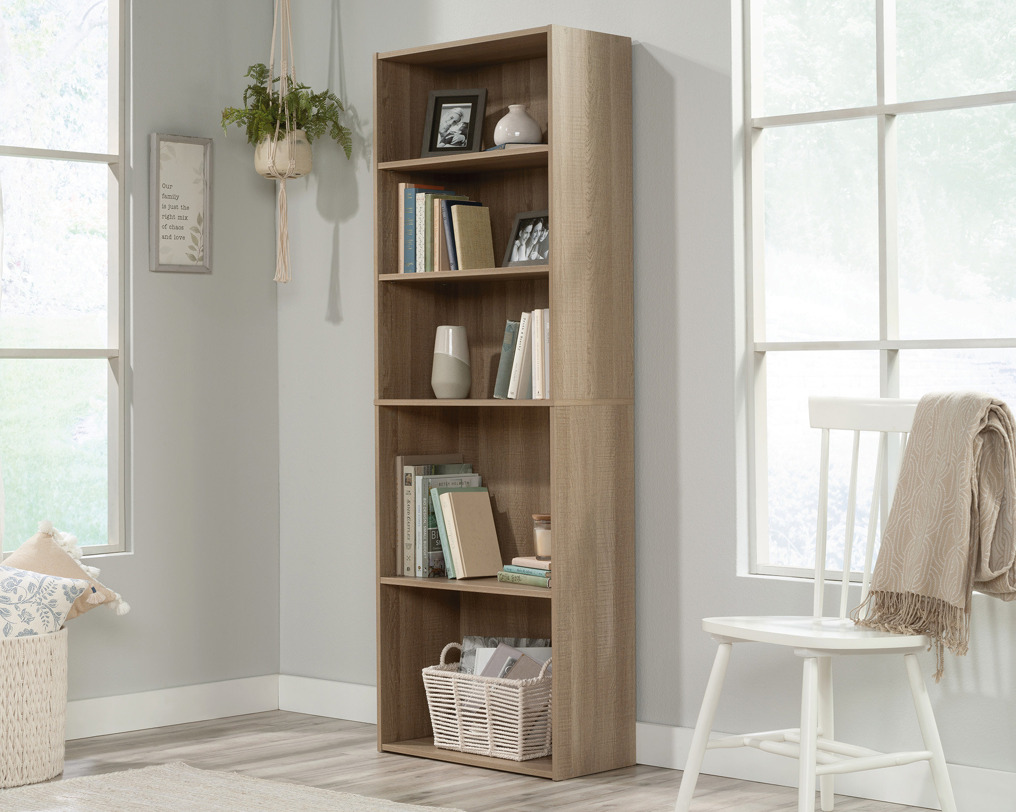Ebern Designs Monford 5-Shelf Bookcase Brc | Wayfair