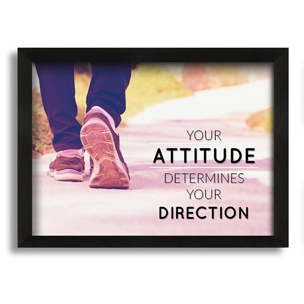 Happy Larry Your Attitude Determines Your Direction - Picture Frame ...