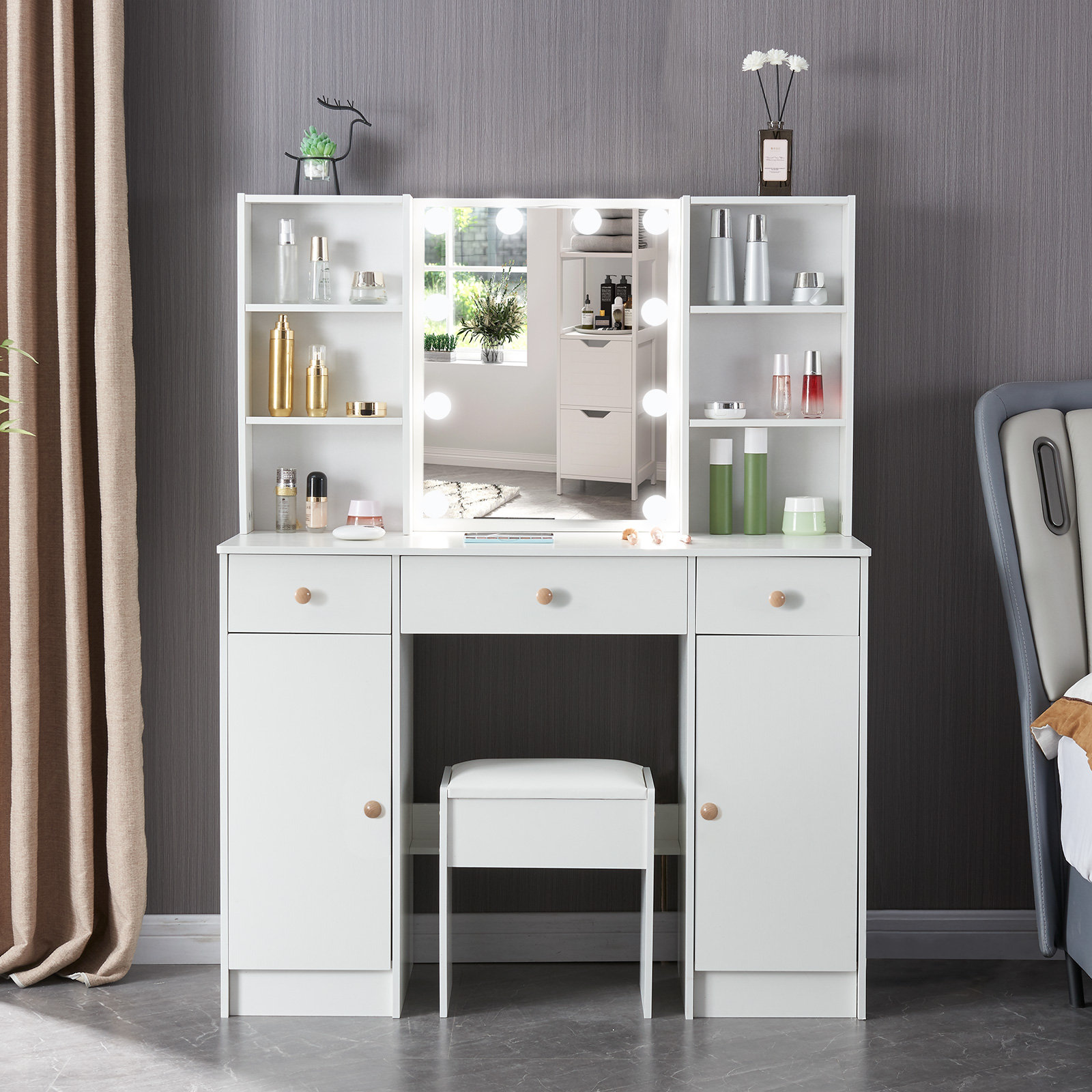 Latitude Run® Makeup Vanity Table - Wayfair Canada