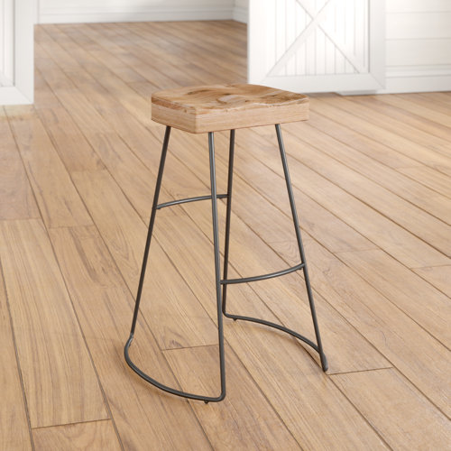 Mistana™ Emig Solid Wood Stool & Reviews | Wayfair