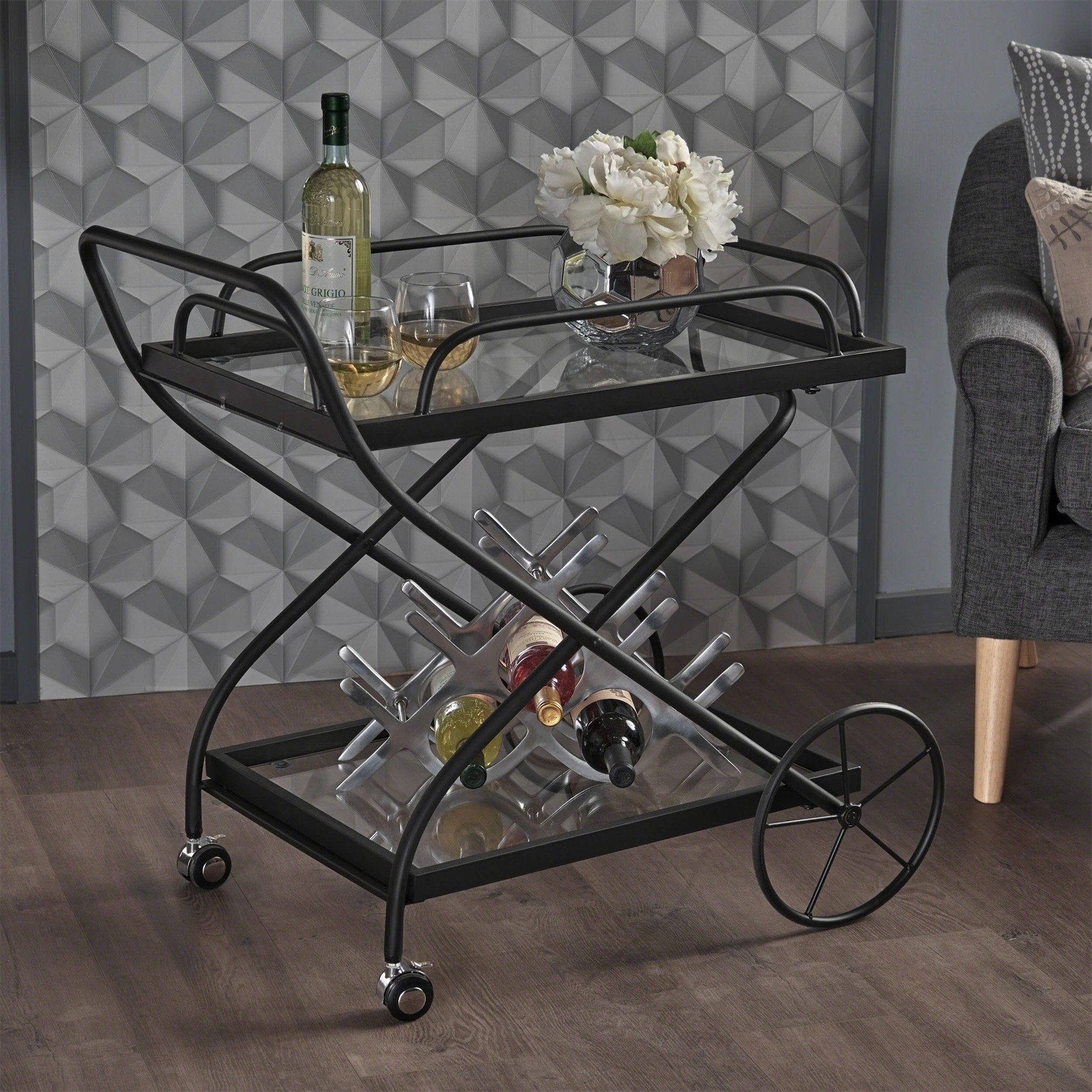 Williston Forge BAR CART - Wayfair Canada
