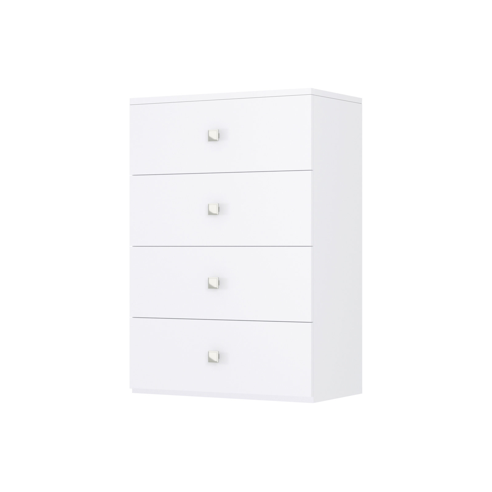 Latitude Run® 4 Drawer Short Tower Unit Combined Cabinet Box and Flat ...