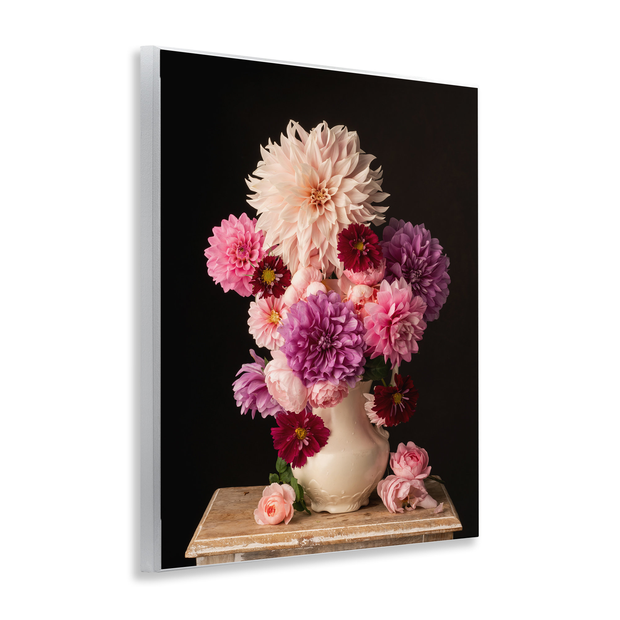 Winston Porter Full Dahlias Bouquet Wall Plaque Art by Leah McLean ...