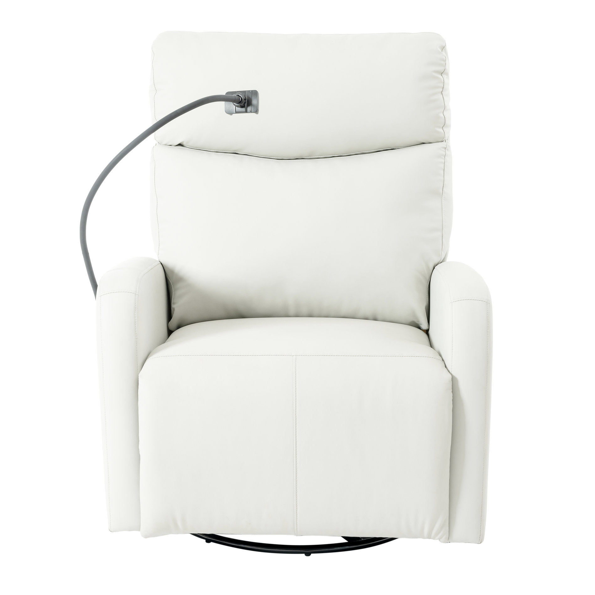 Ebern Designs Electric Recliner, 30° Rocking, Wipe Clean - Gray 270 ...