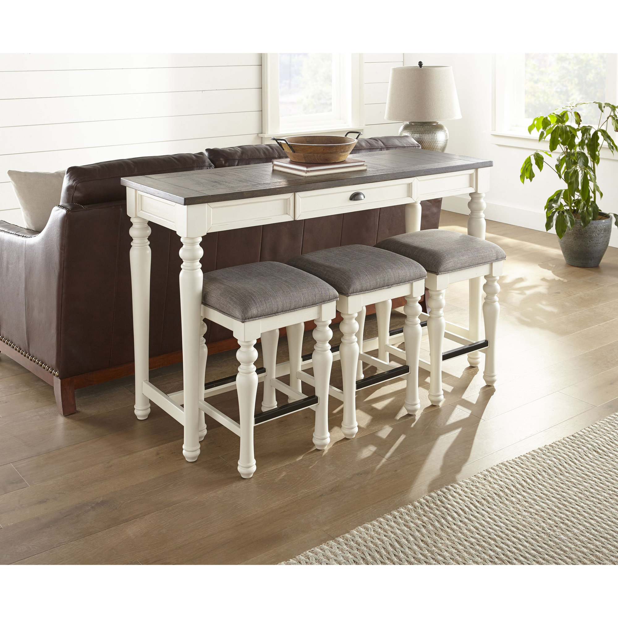 Ophelia & Co. Joanna - 4 Piece Bar Set - White - Wayfair Canada
