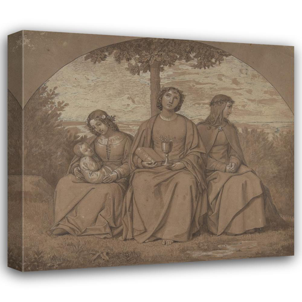 Astoria Grand "Allegories of Faith, Hope, and Charity" by Heinrich ...
