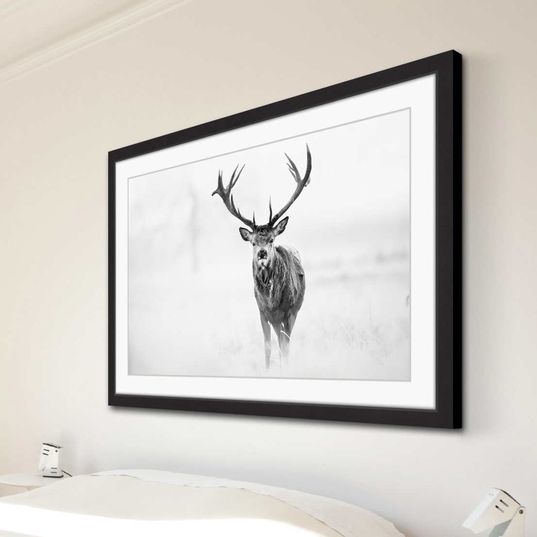 Steelside™ Elk Stare by Marmont Hill - Picture Frame Print & Reviews ...