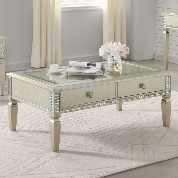 Rosdorf Park Table basse à 4 pieds avec rangement Frumie - Wayfair Canada