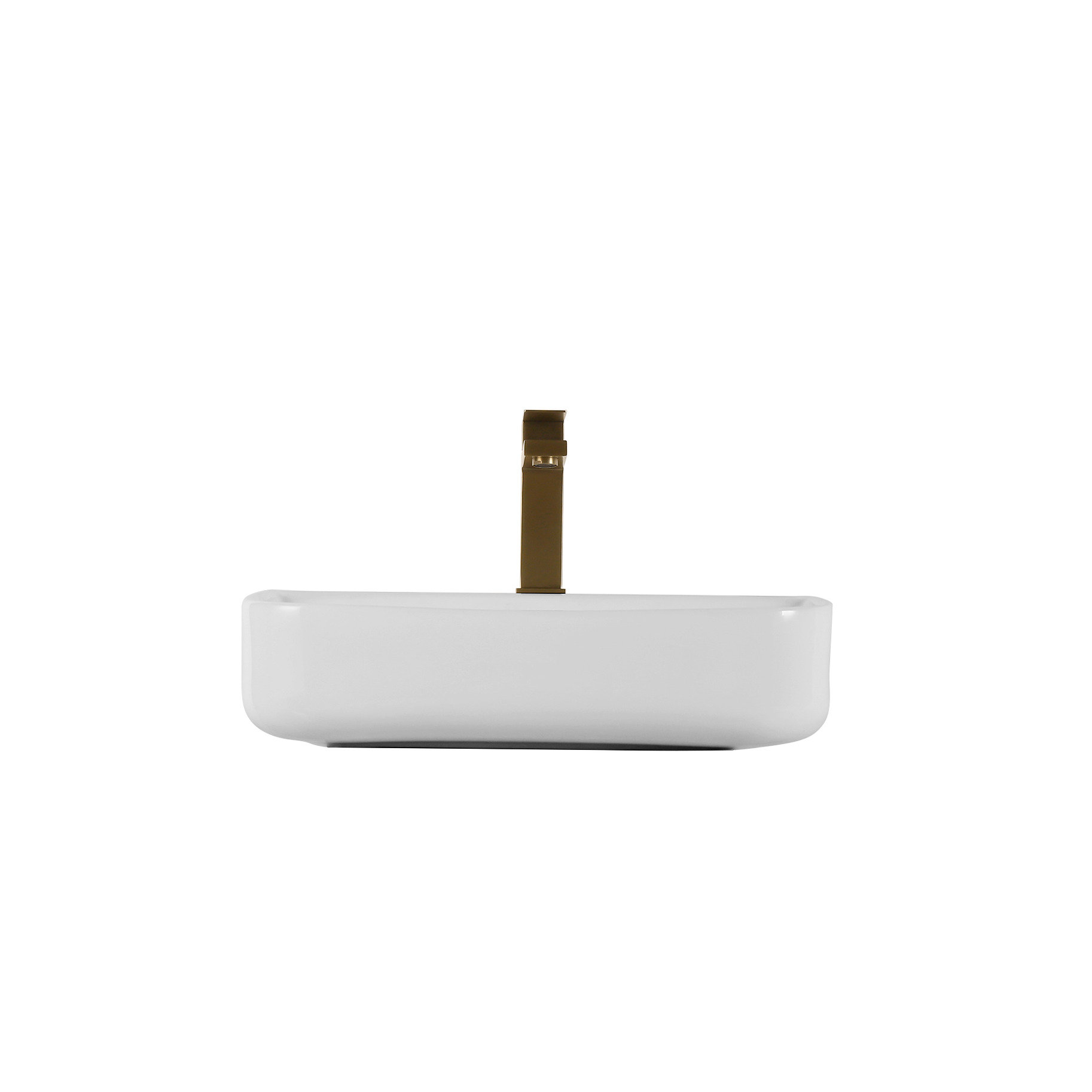 Ebern Designs Ceramic Bathroom Basin In White - Stain- And Long-lasting ...