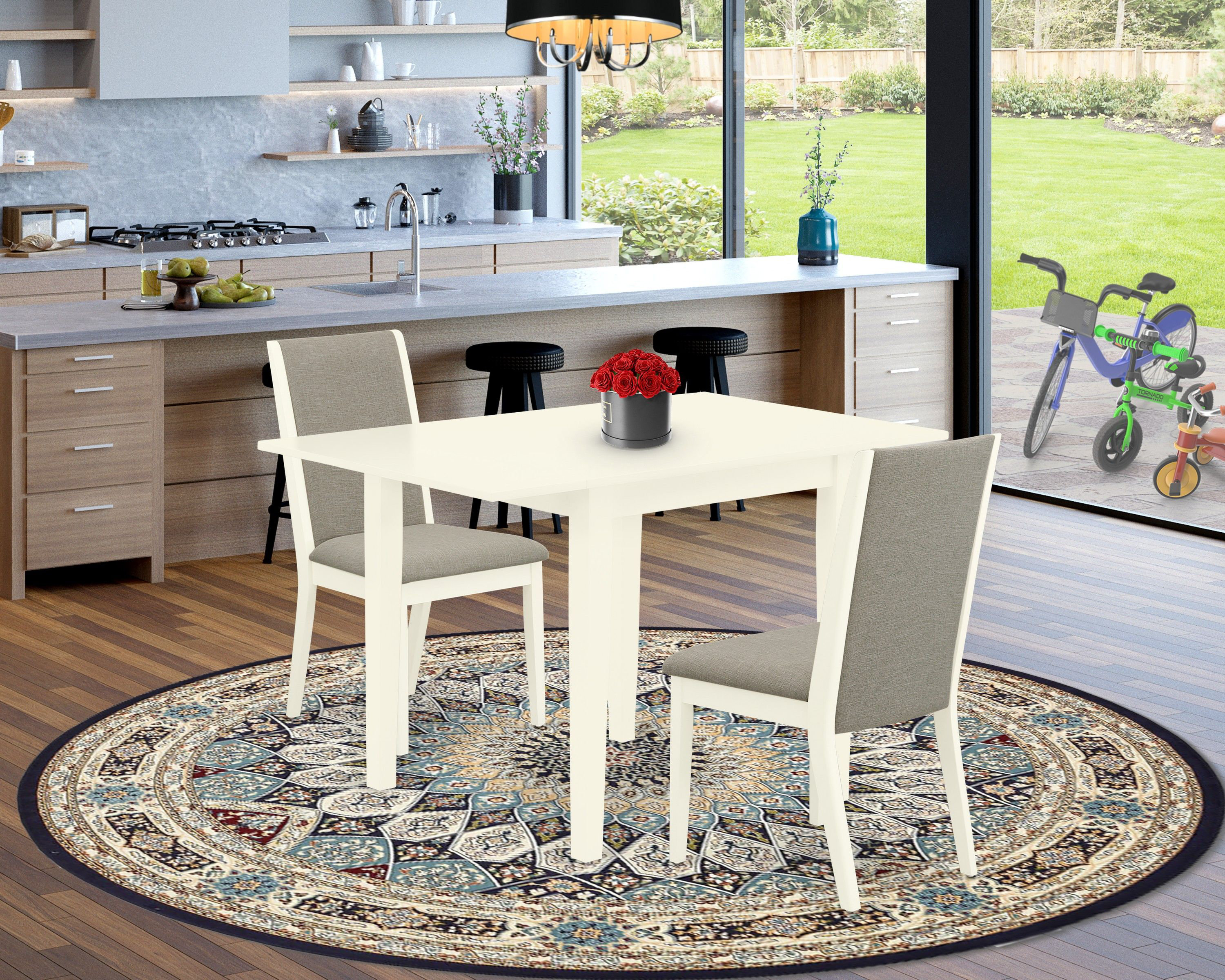 Red Barrel Studio® Rectangular Solid Wood Top With Dropleaf Dining ...