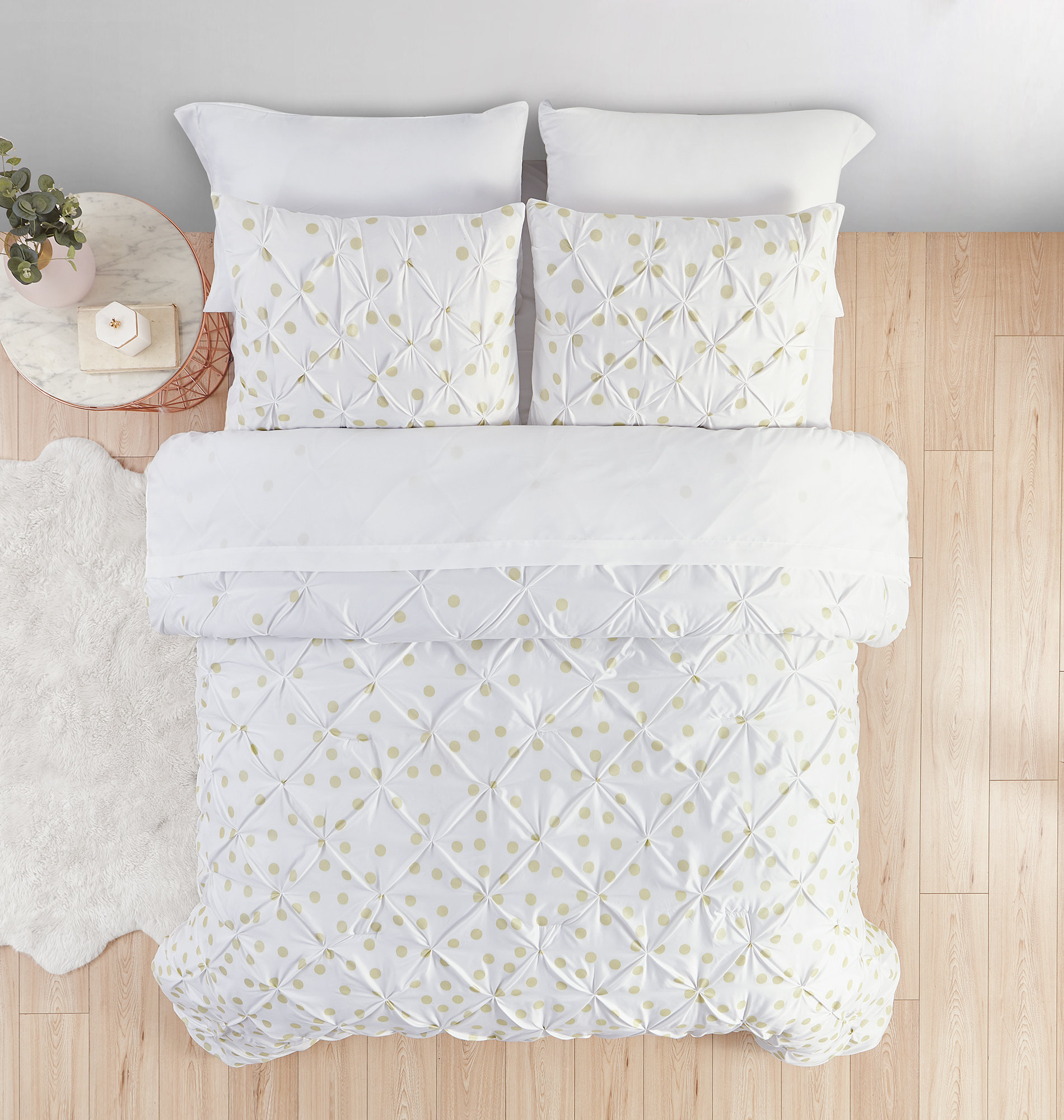 Beco Home Microfiber Modern and Contemporary 7 Piece Comforter Set ...