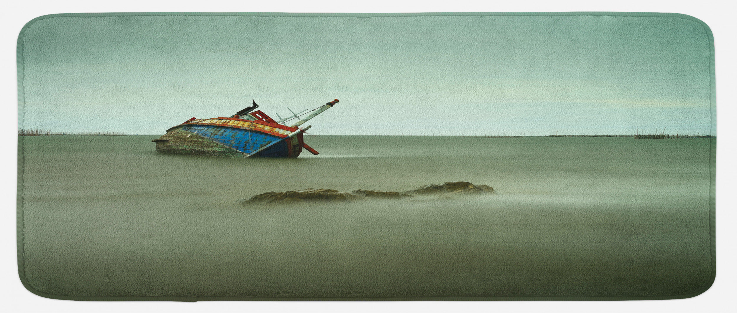 East Urban Home Shipwreck Kitchen Mat | Wayfair