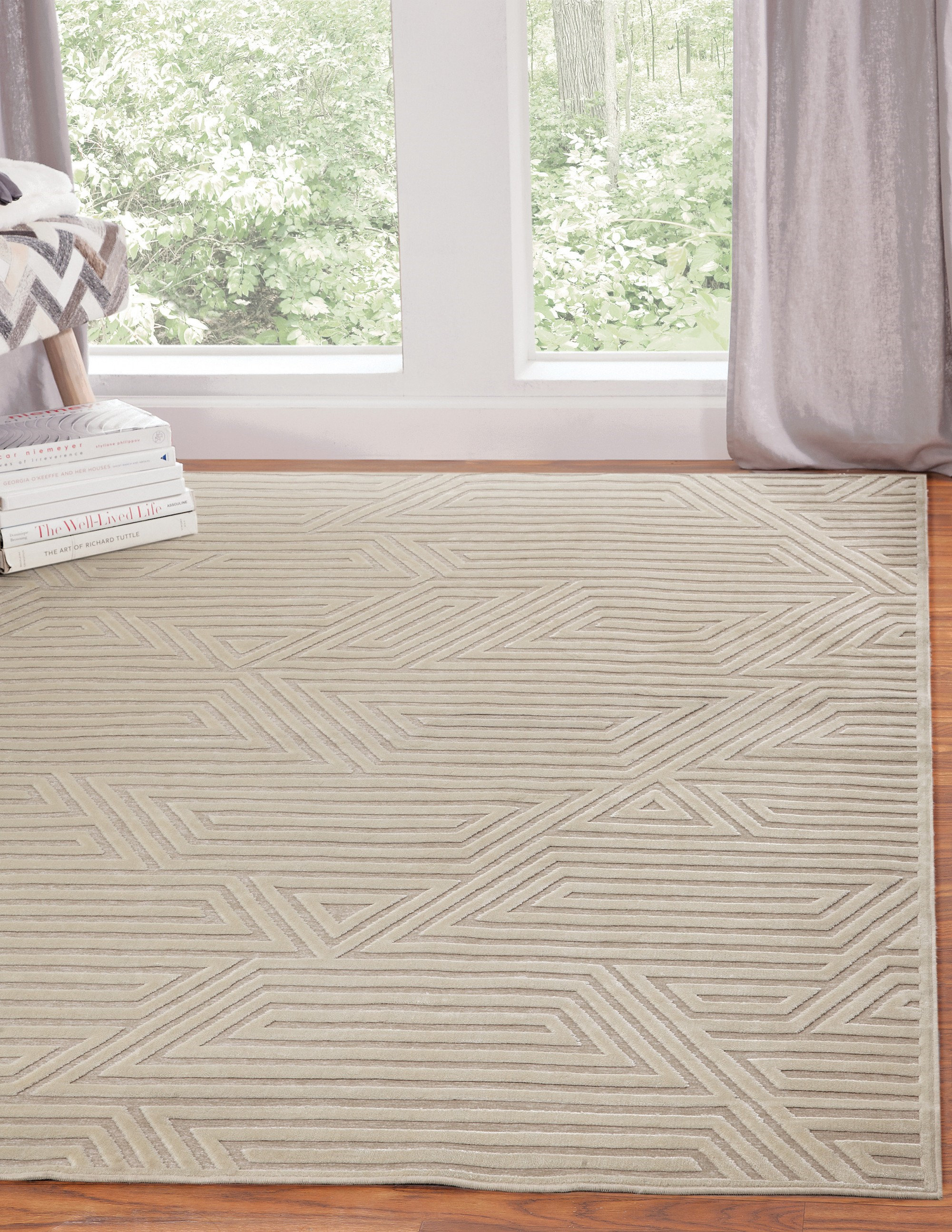 Hokku Designs Indoor Rectangle Area Rug With Abstract Design - Wayfair ...