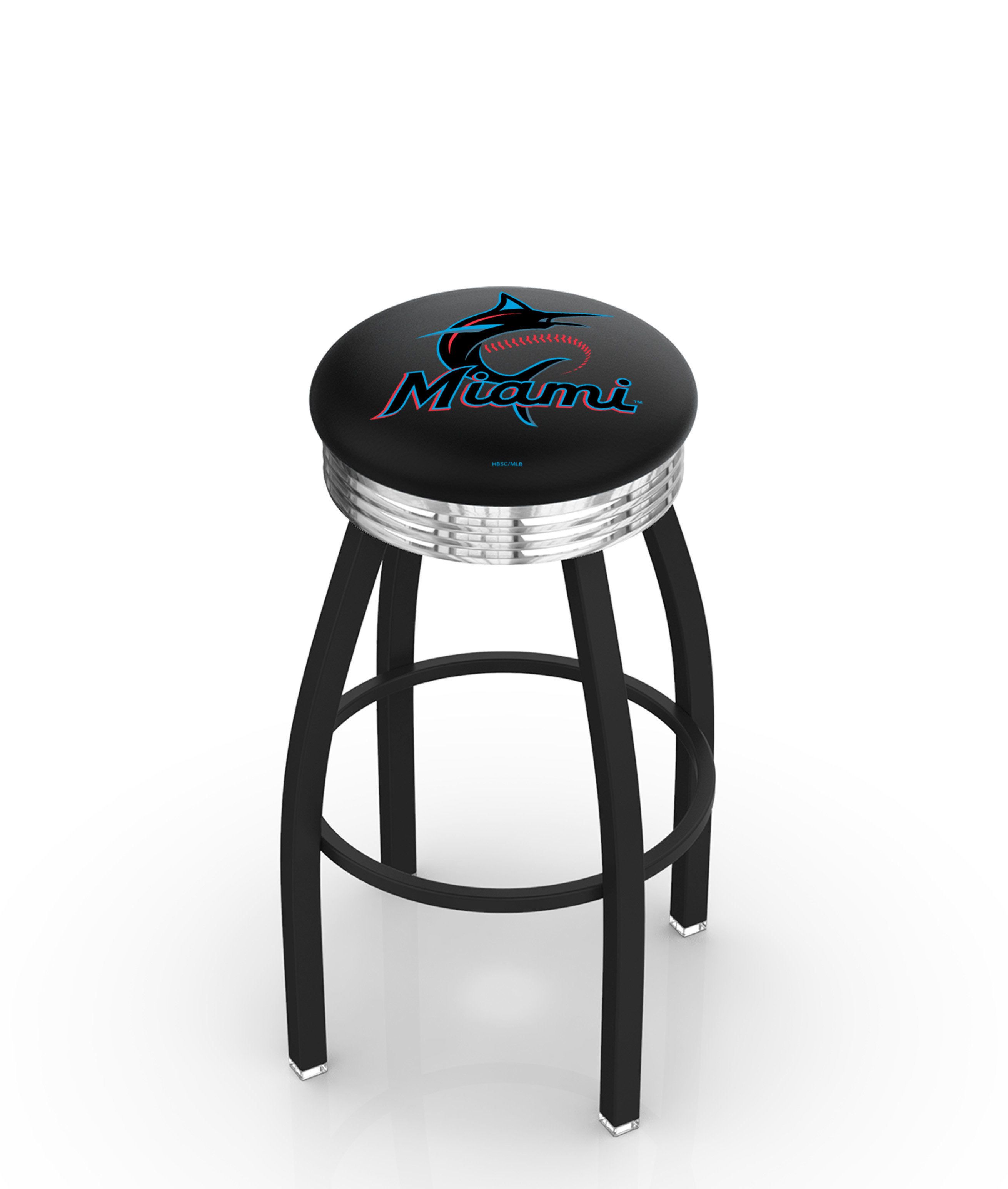Holland Bar Stool L8B3C Miami Marlins Swivel Bar Stool | Wayfair