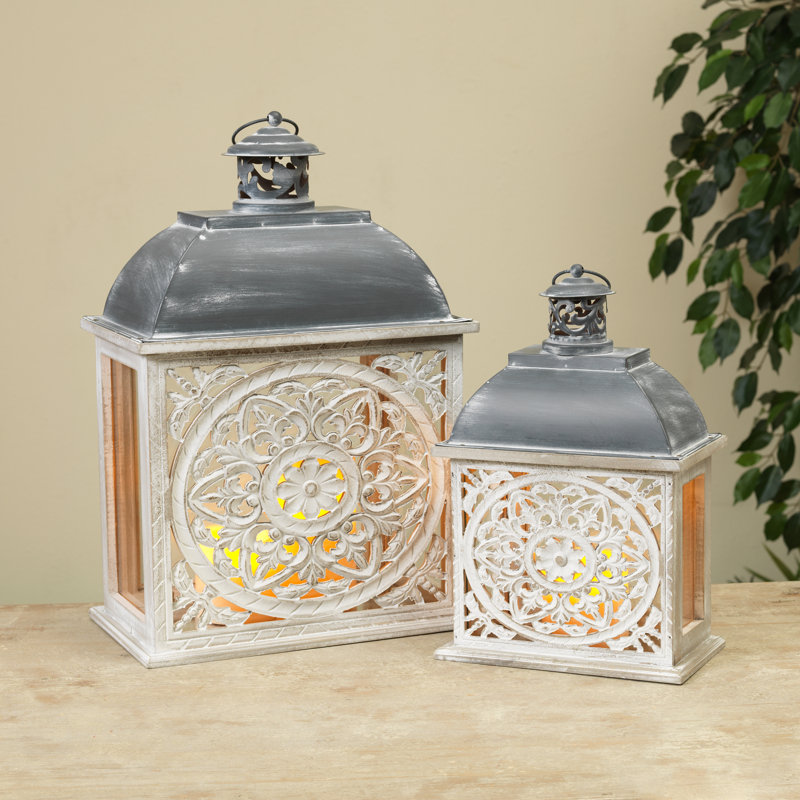 Gracie Oaks Nesting Rectangular Decorative Lanterns & Reviews | Wayfair