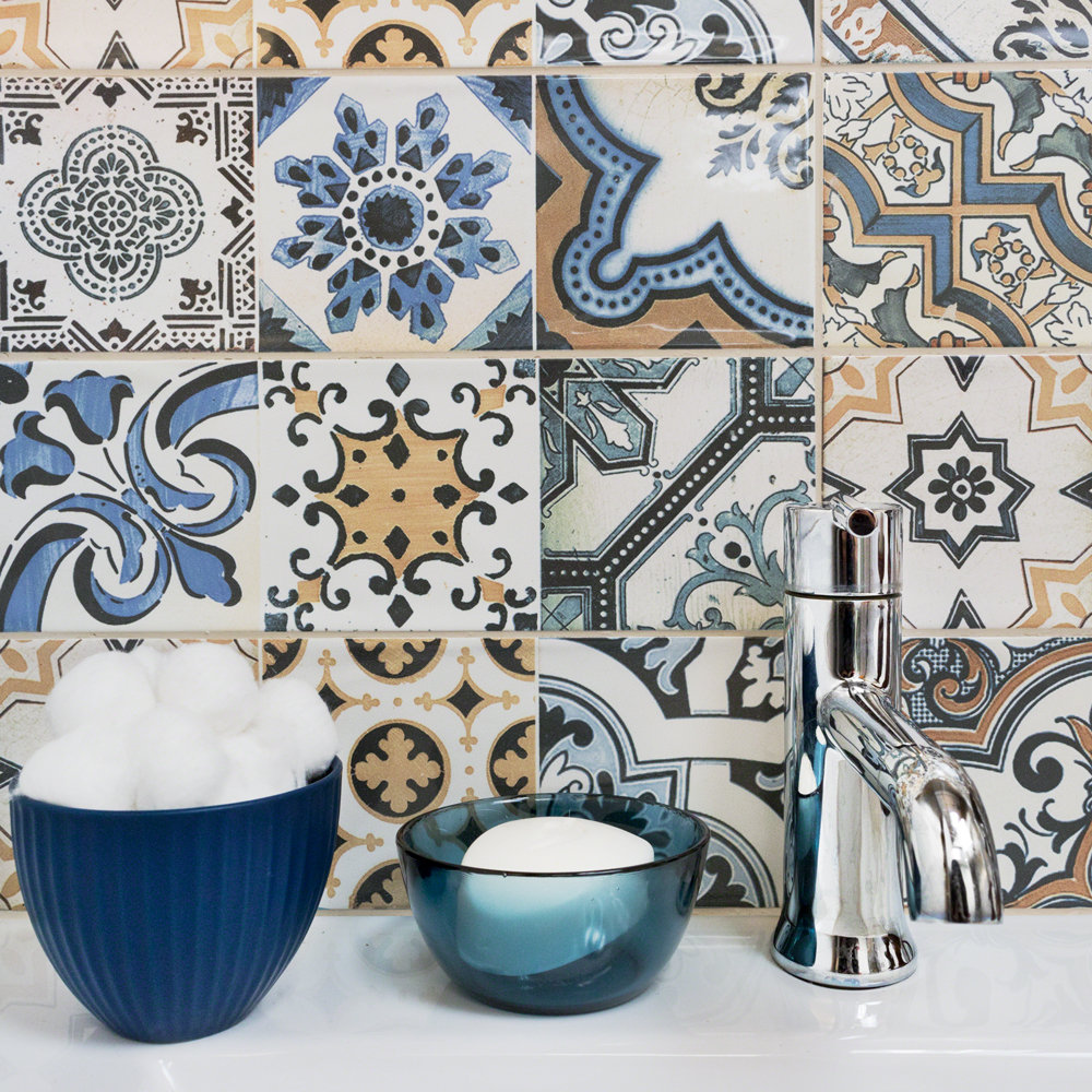 Bond Tile Pier 4" x 12" Ceramic Subway Tile in Warm Deco & Reviews ...