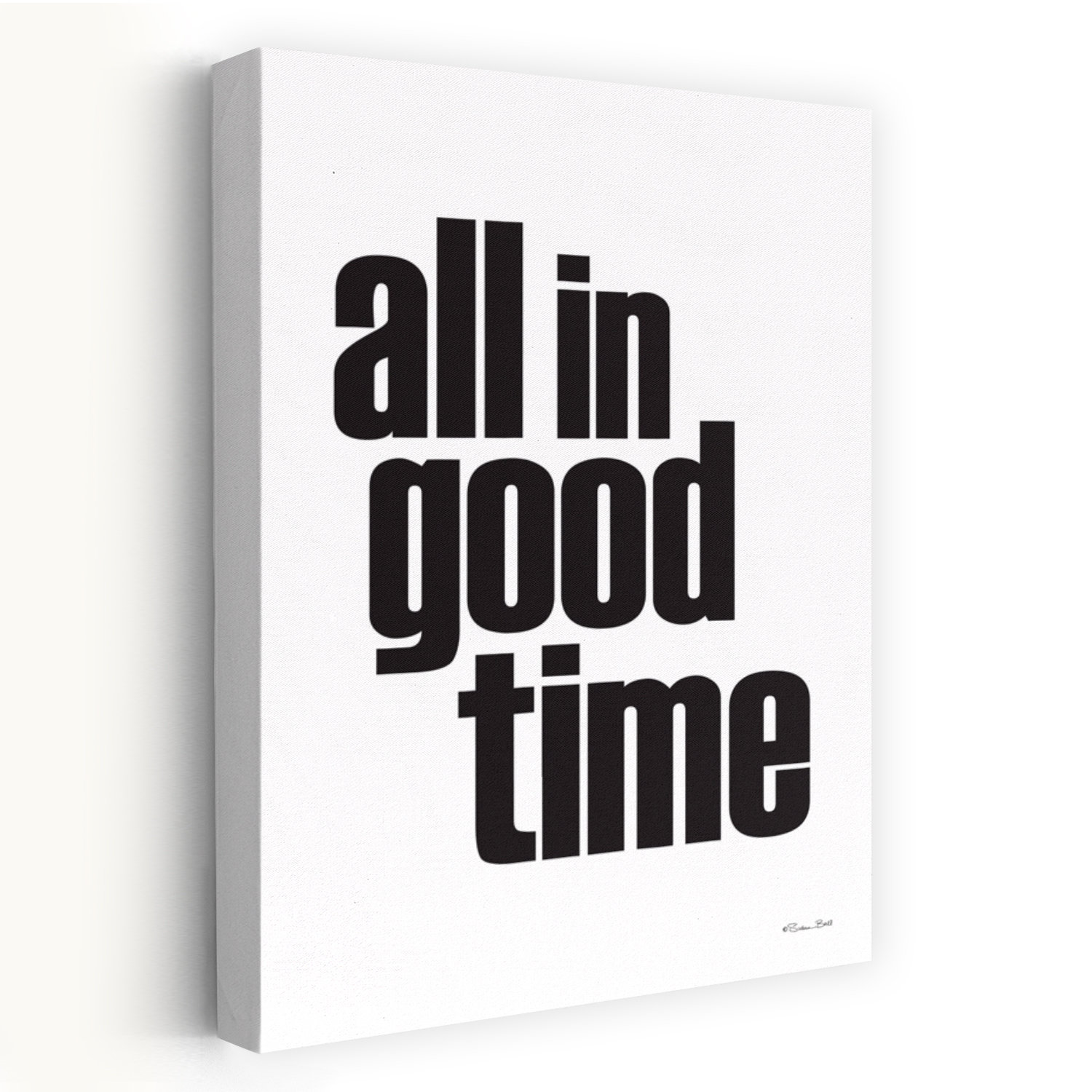 Ophelia & Co. All In Good Time - Modern Farmhouse All In Good Time Bold ...