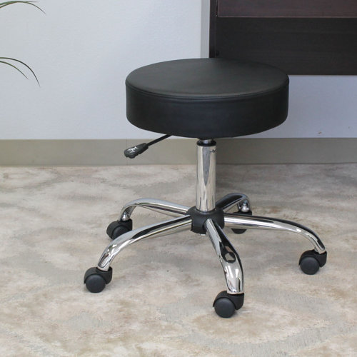 Latitude Run® Wilhelm Adjustable Height Lab Stool with Wheels & Reviews ...