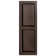 Alpha Shutters Exterior Vinyl Raised Panel Shutter Single & Reviews ...