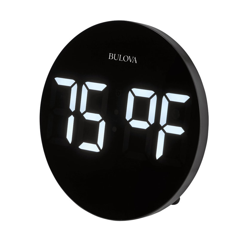 Ivy Bronx 75721A5DC03142228E1E6BFC129C23B4 Clearview LED Alarm Tabletop ...