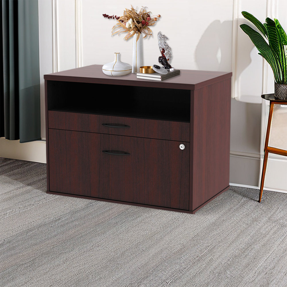 Hokku Designs Open Office File Cabinet , 2-Drawer: File,Legal/Letter,1 ...