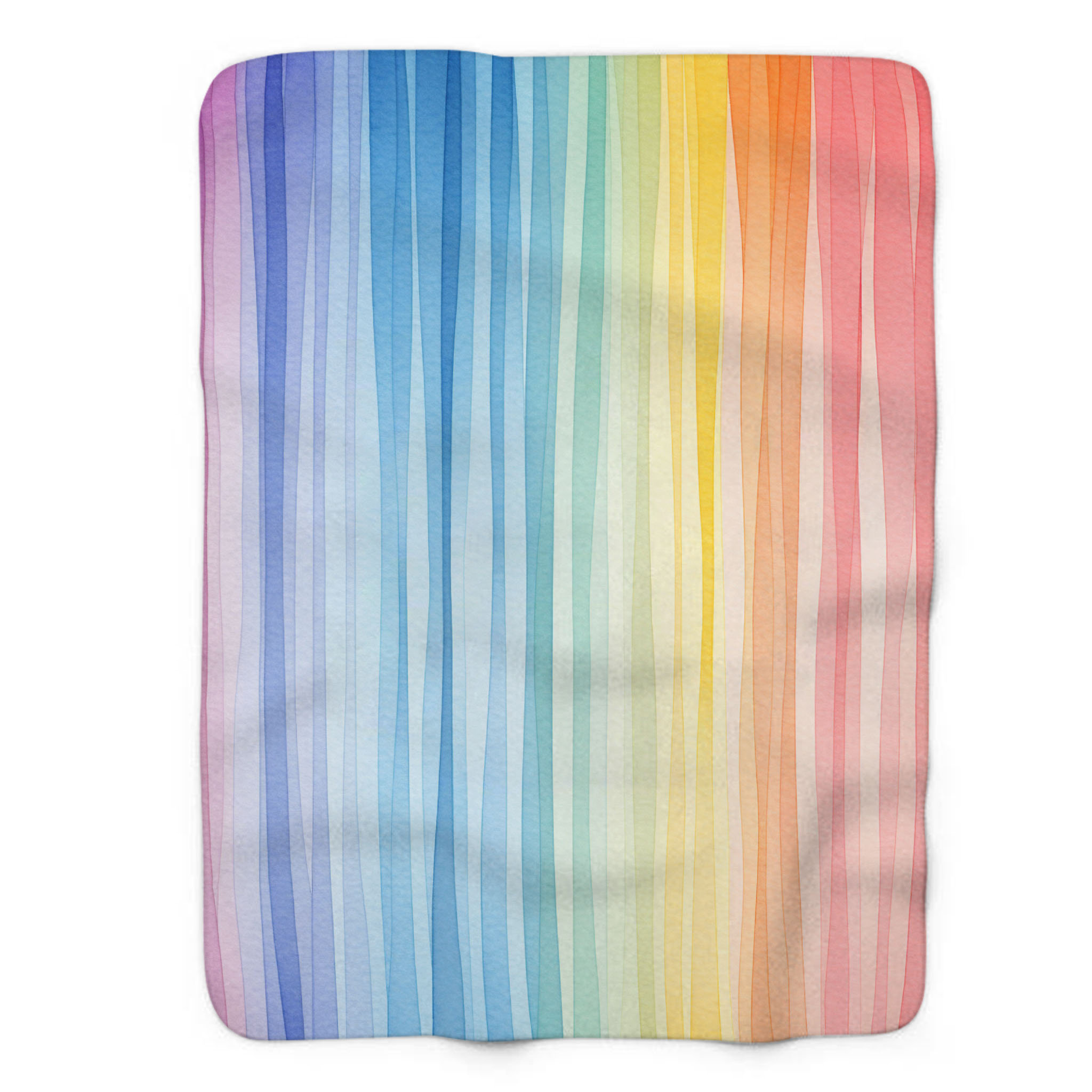 MentionedYou Spectrum Watercolors - 1 Piece Premium Blanket | Wayfair
