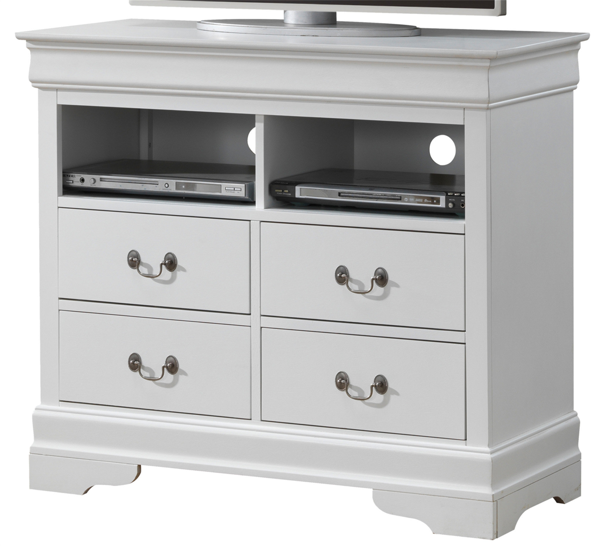 Latitude Run® Elegant Traditional Black Media Chest - Wayfair Canada
