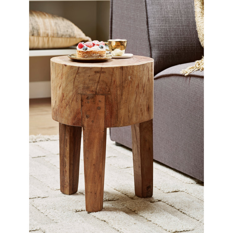Woood Mos Solid Wood Three Leg Coffee Table | Wayfair.co.uk
