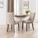 Mercer41 Demarco Deluna Luxury Velvet Upholstered Kitchen Dining Chairs ...