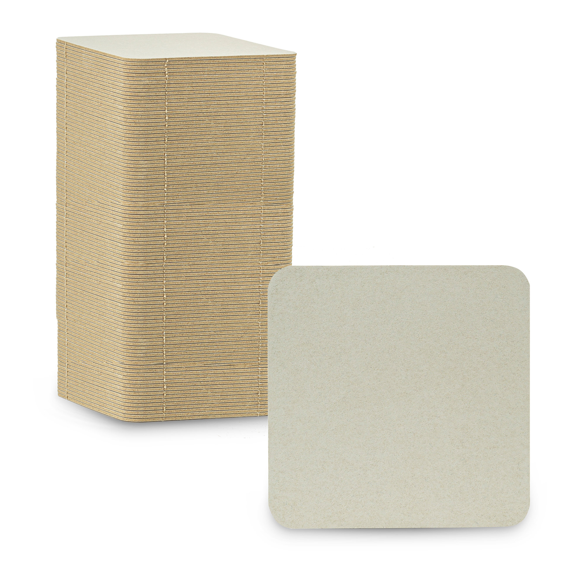 Mt Products White Blank Square Paper Coasters 4" - Cup Coaster | Wayfair