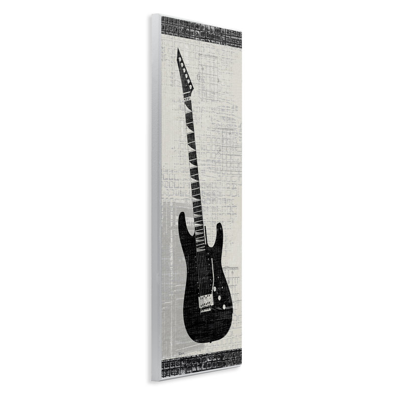 17 Stories Patterned Electric Guitar Wall Plaque Art by Katrina Craven ...
