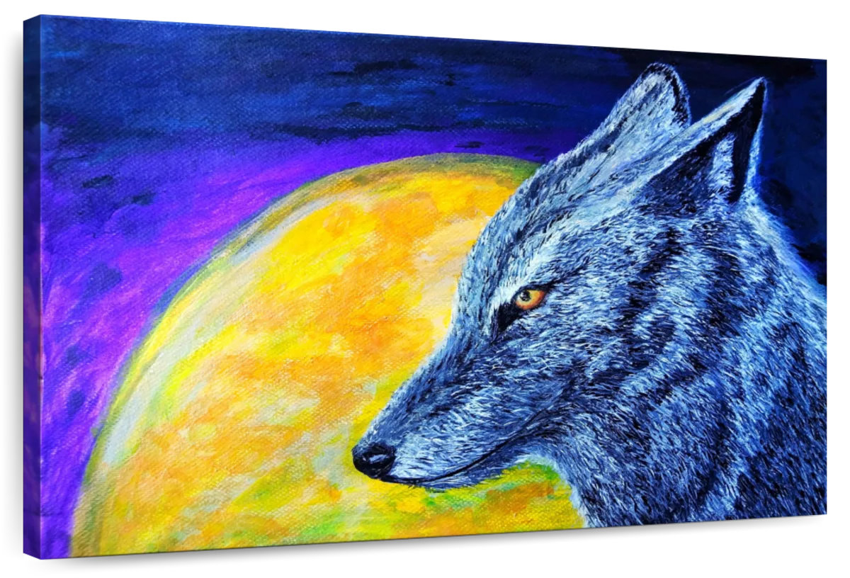 Ebern Designs Brampt Blue Coyote | Wayfair