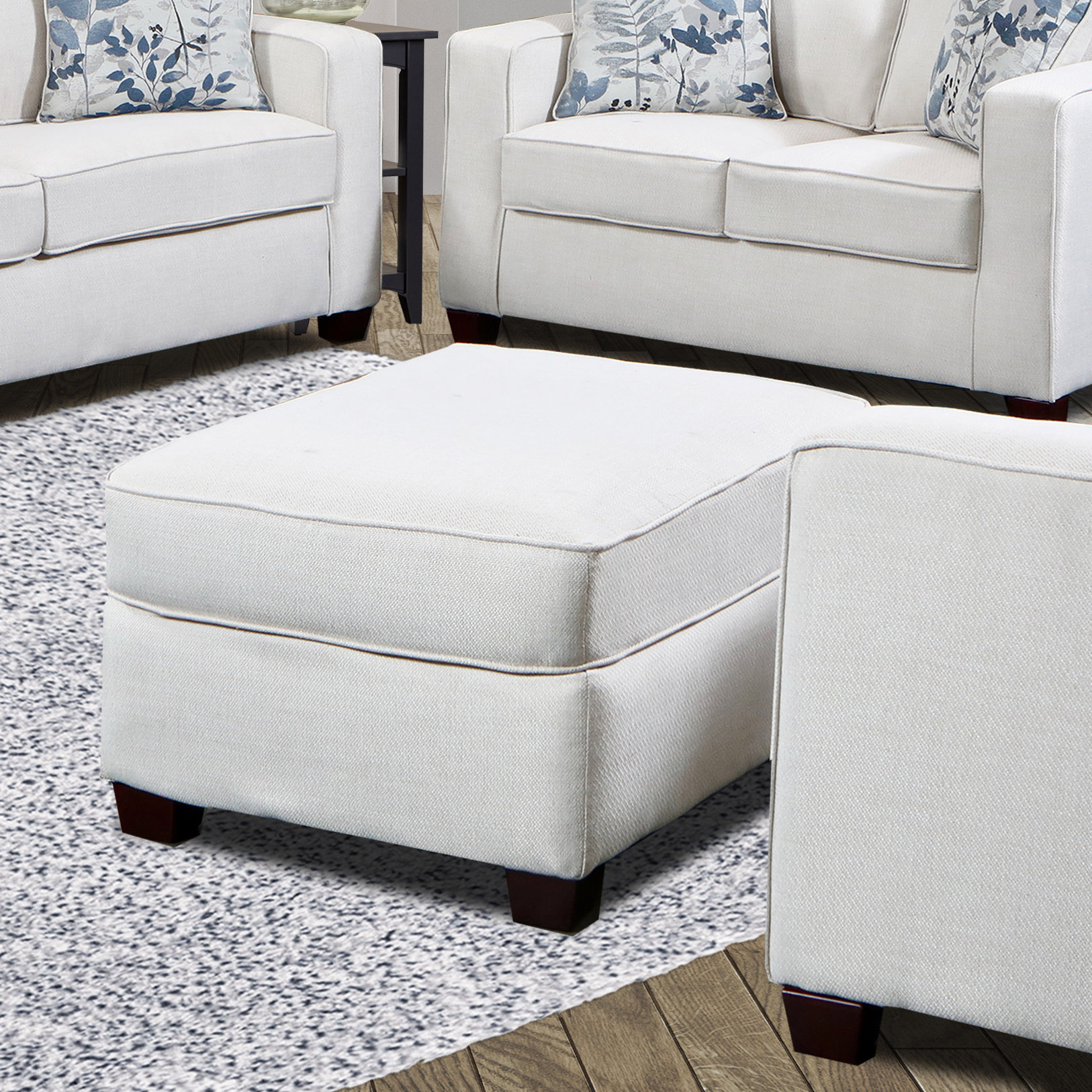 Latitude Run® 33" Wide Rectangle Standard Ottoman | Wayfair