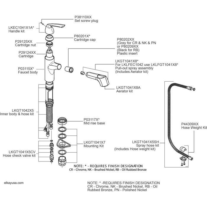 Elkay Gourmet Pull Out Bar Faucet | Wayfair