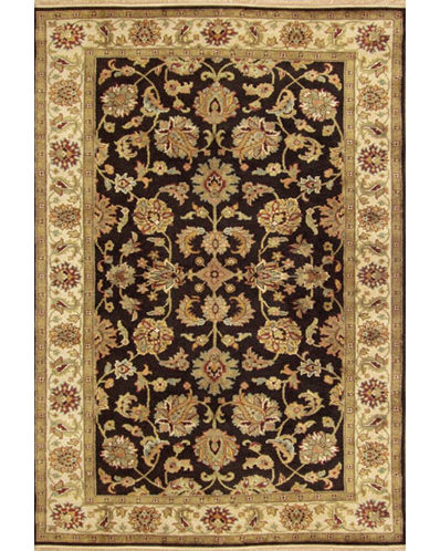 American Home Rug Co. Signature Legacy M086 Black / Gold Agra Rug | Wayfair