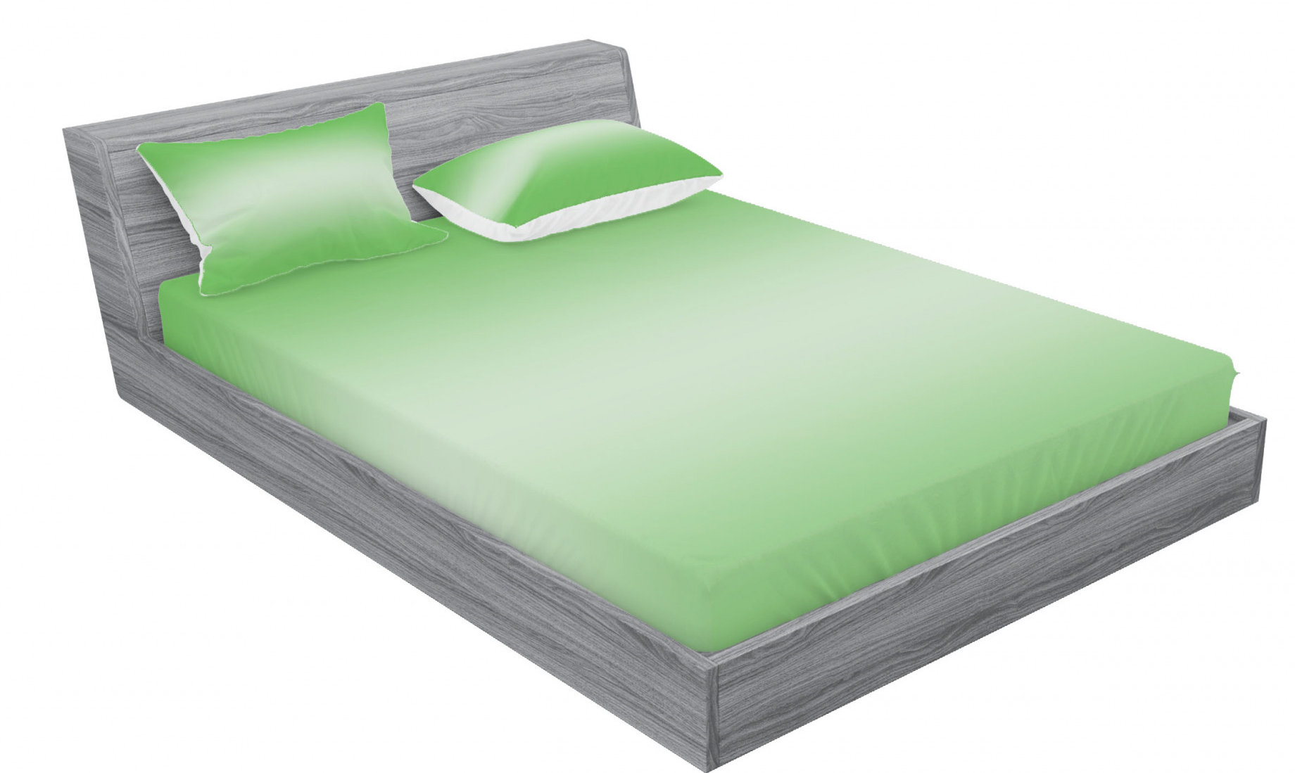 Ambesonne Grass in the Vivid Inspired Modern Vibes Digital Ombre Sheet ...