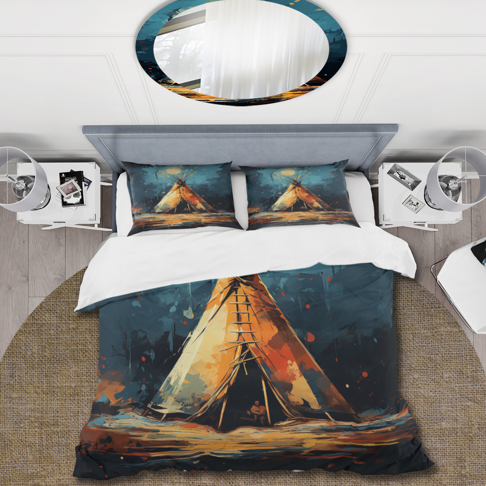 native american queen bed sheets