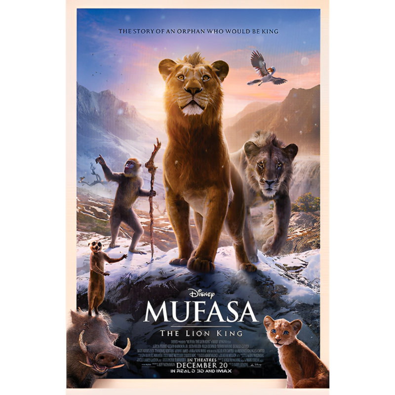 Astoria Grand Mufasa: The Lion King Original Movie Poster | Wayfair