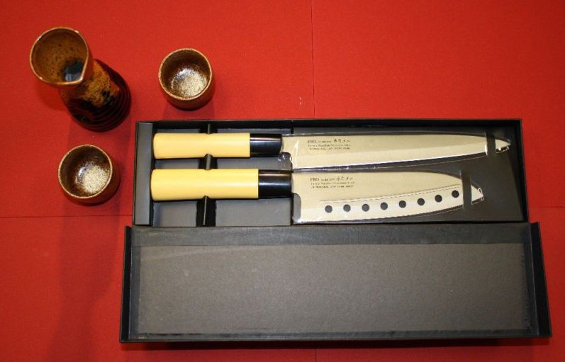 Concord Cookware Pro Line 2 Piece Traditional Sushi Chef Knife Starter ...
