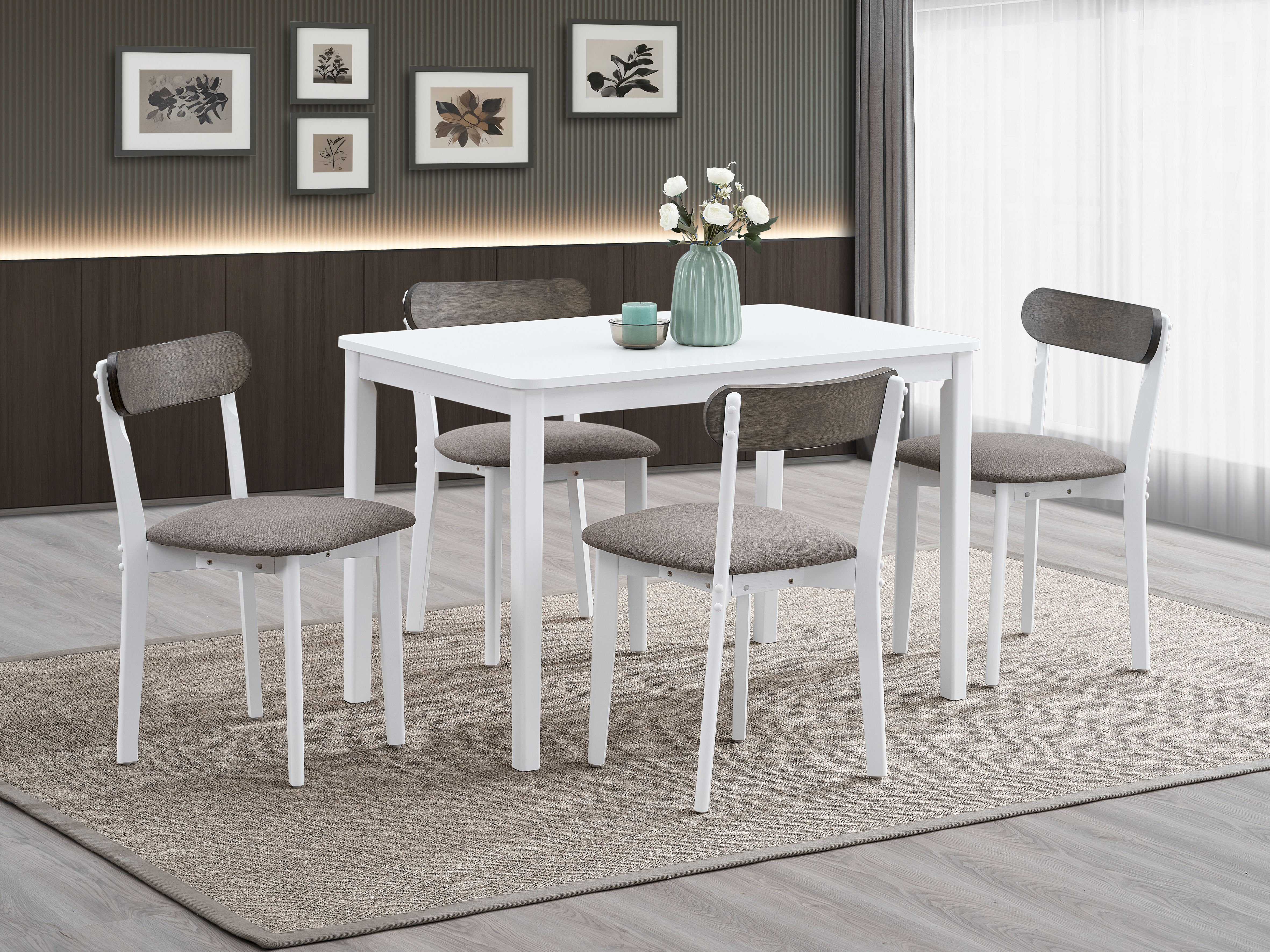 George Oliver Hickman 5pcs Pack Dining Set | Wayfair
