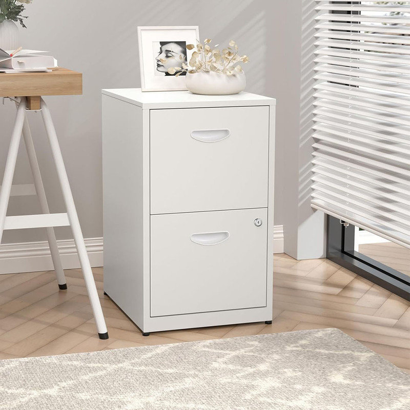 Latitude Run® 2 Drawer File Cabinet with Lock, Vertical Locking File ...