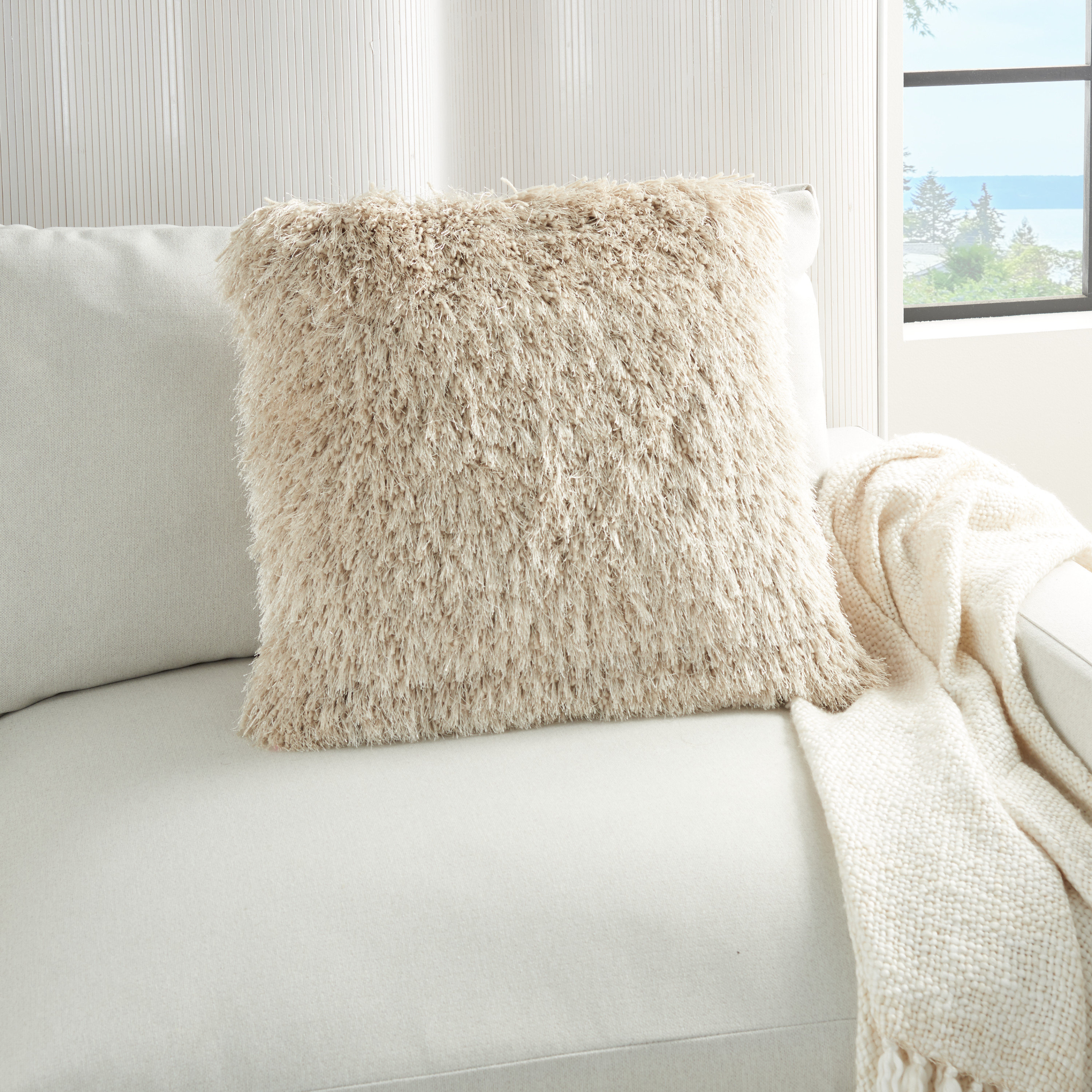 Kelly Clarkson Home Amira Square Pillow Cover & Insert & Reviews ...