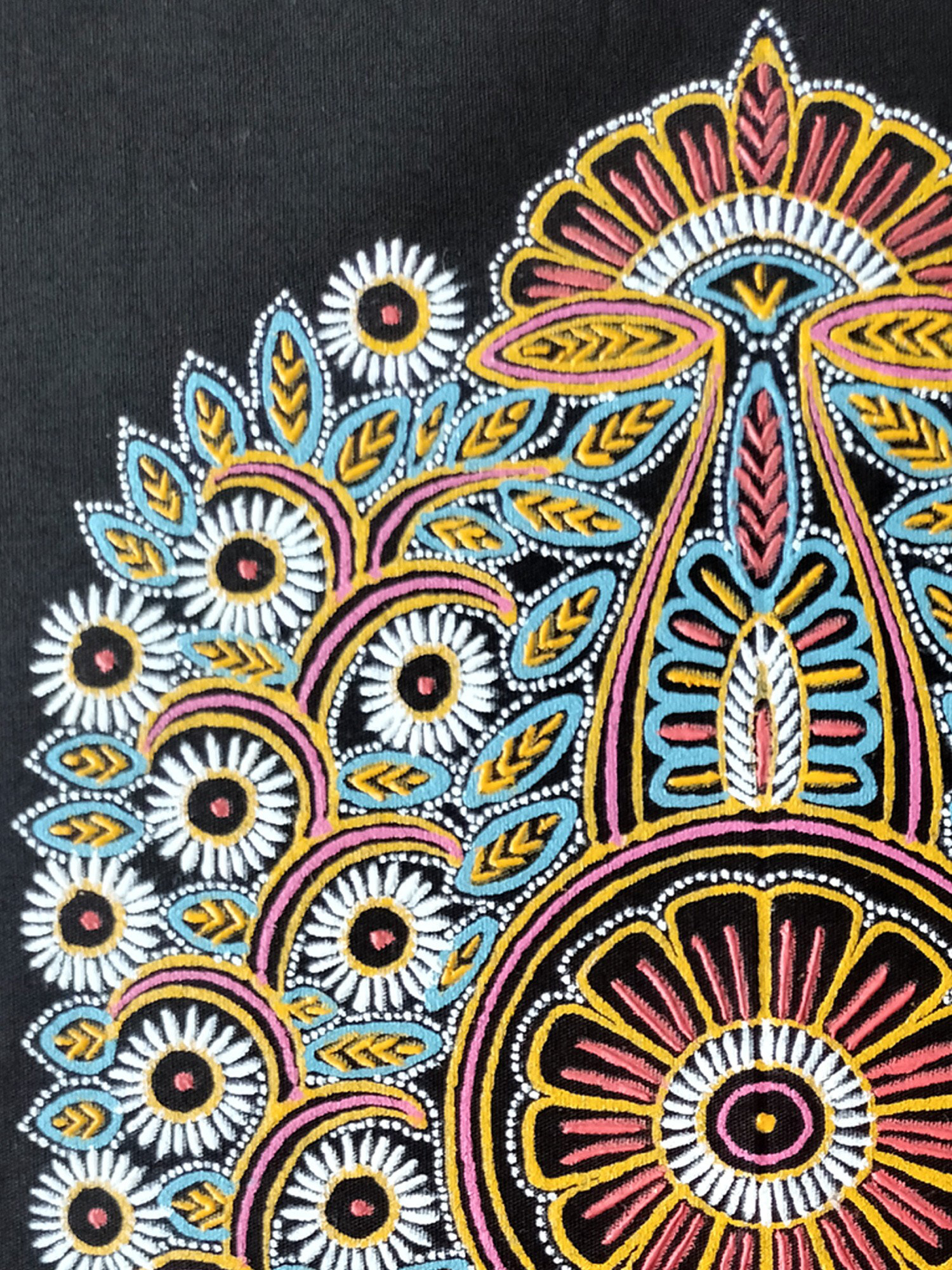 Bungalow Rose Beautiful Tree Of Rogan Painting | Natural Mineral Color ...